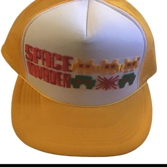 atari | Accessories | Vintage Atari Space Invaders Collectable Trucker Style Hat | Poshmark